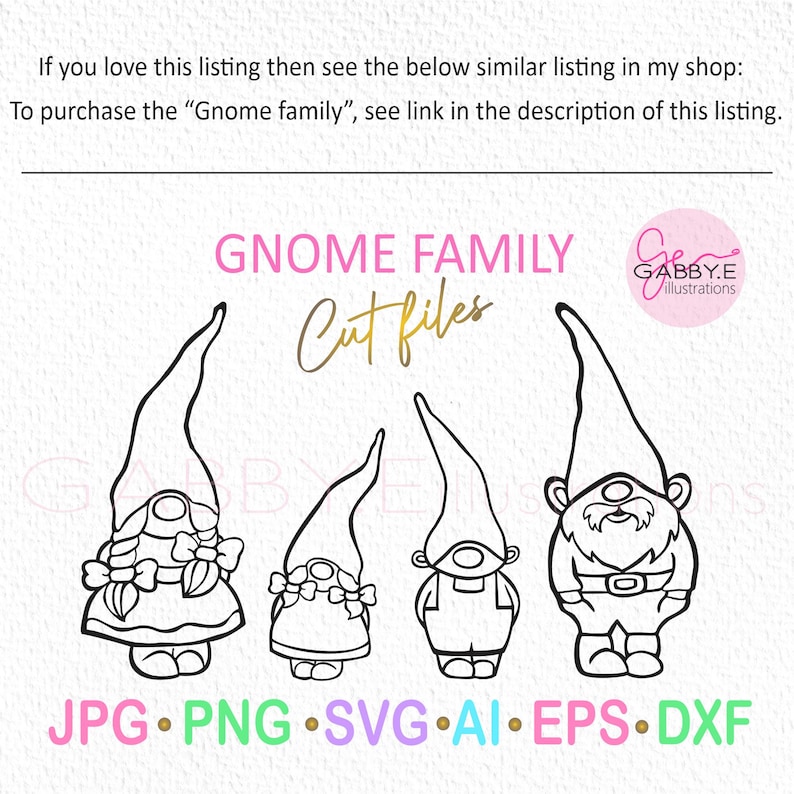 Gnome Svg-gnome Clipart-gnome Svg Files for Cricut-cute Garden Gnome ...