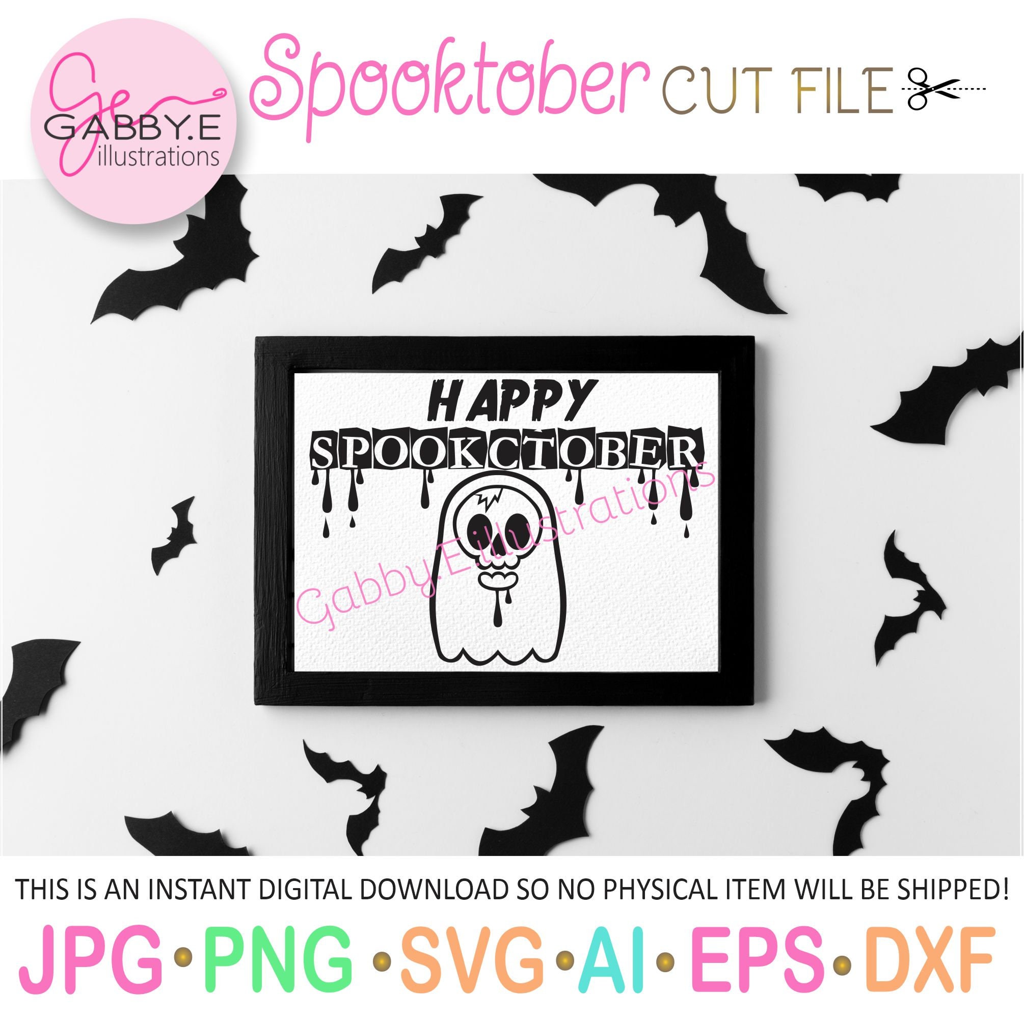 Skeleton Svg-skull Svg-spooky Season-happy Halloween-ghost - Etsy