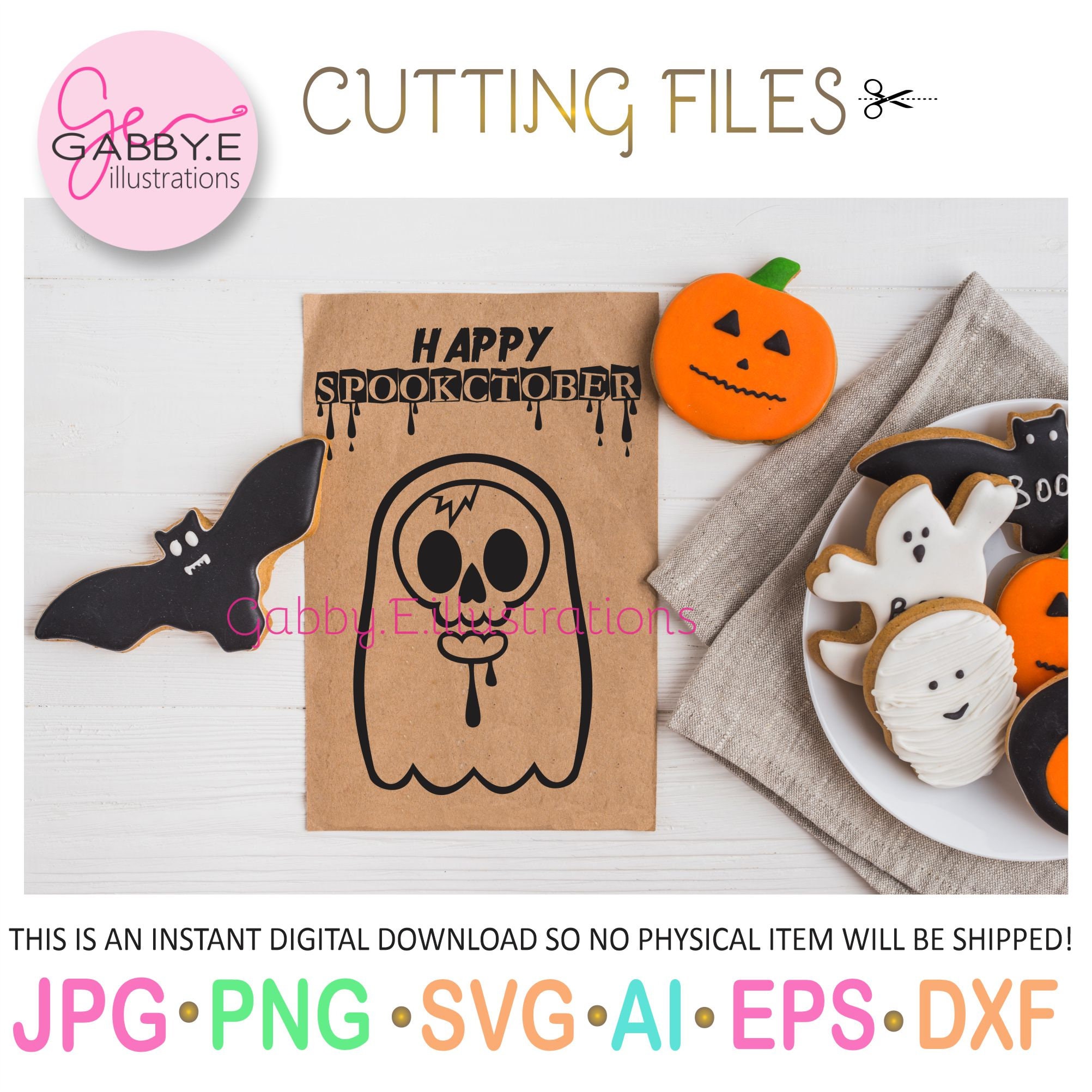 Skeleton Svg-skull Svg-spooky Season-happy Halloween-ghost - Etsy