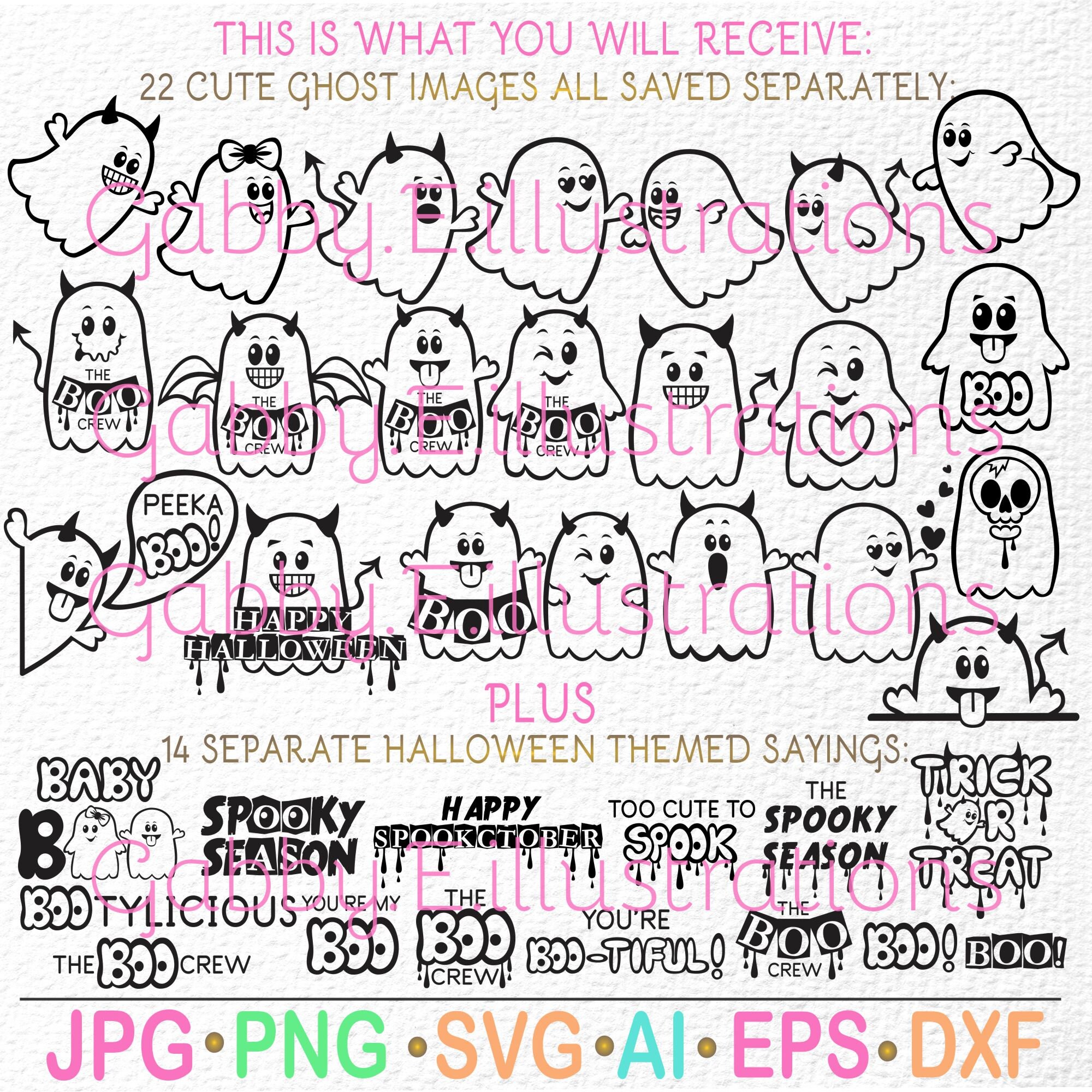 Ghost Svg-ghost Face Svg-boo Svg-spooky Season Svg-cute - Etsy Australia