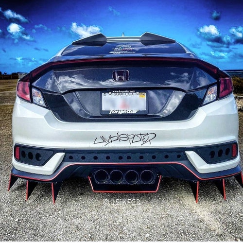 10th Gen Civic SI Coupe Diffuser - Etsy
