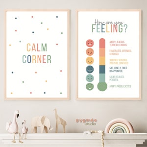 How Are You Feeling Poster | Calm Corner Wall Art | Kids' Self ...