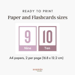 Number 1 - 10 Flashcards | Ready to Print Flashcards | Toddler ...