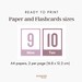 Number 1 - 10 Flashcards | Ready to Print Flashcards | Toddler ...