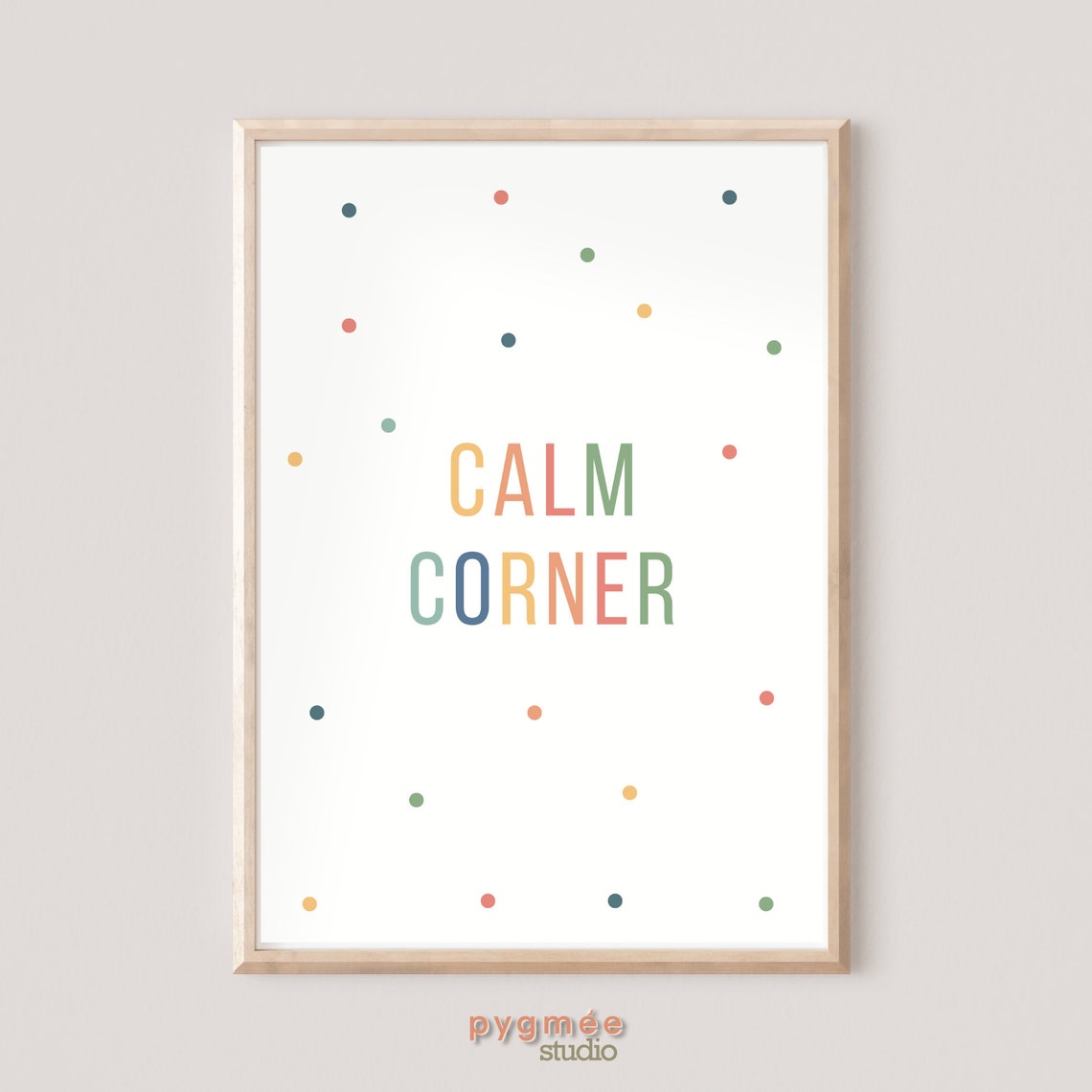 Calm Corner Title Only Poster | Calm Corner Wall Art | Kids' Self ...