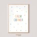 Calm Corner Title Only Poster | Calm Corner Wall Art | Kids' Self ...