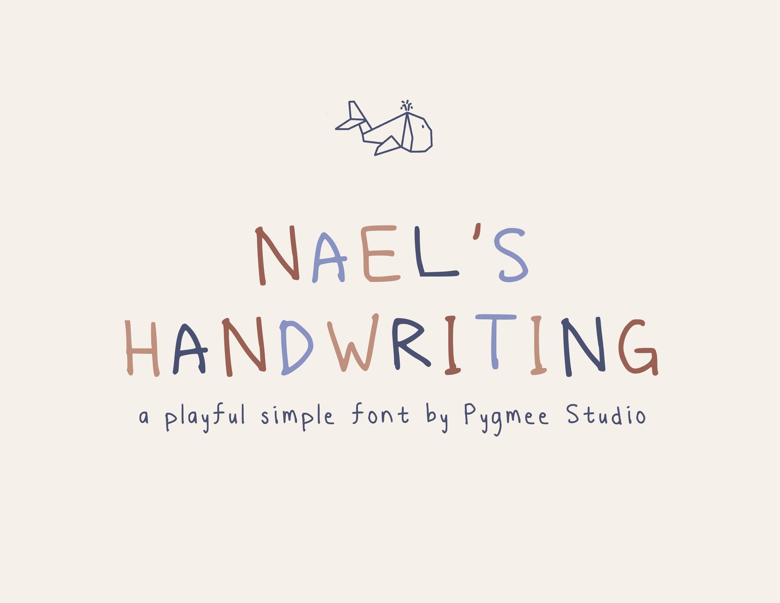 Nael’s Handwriting Font | Children Handwriting Font | Kids Fonts - Etsy