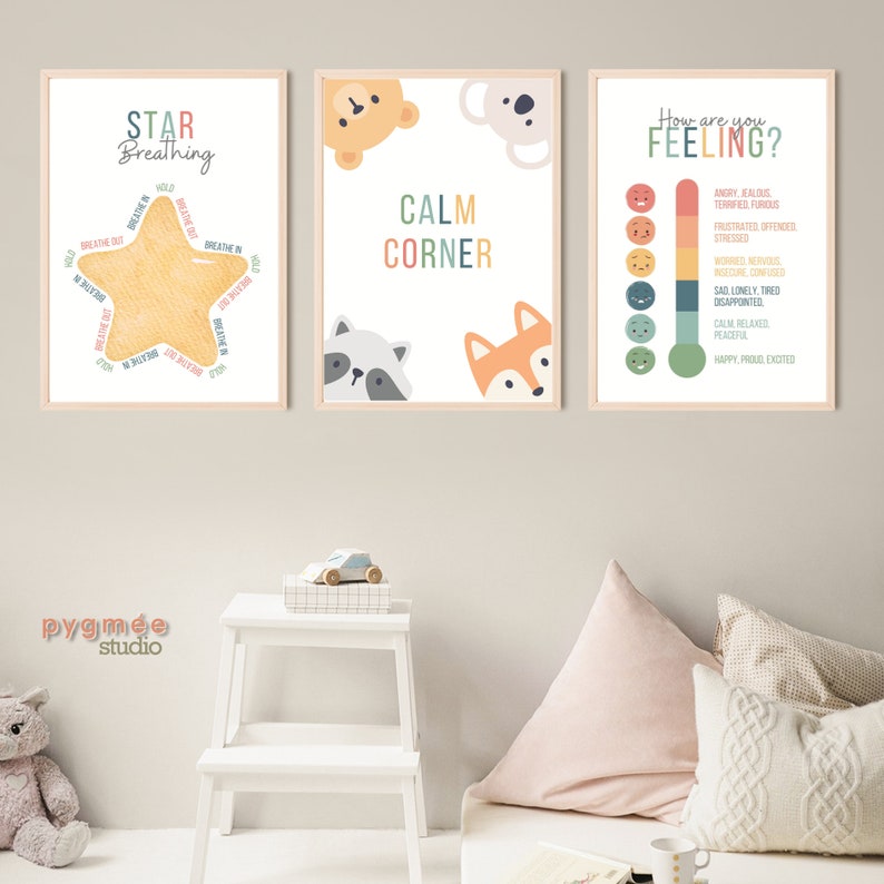 How Are You Feeling Poster | Calm Corner Wall Art | Kids' Self ...