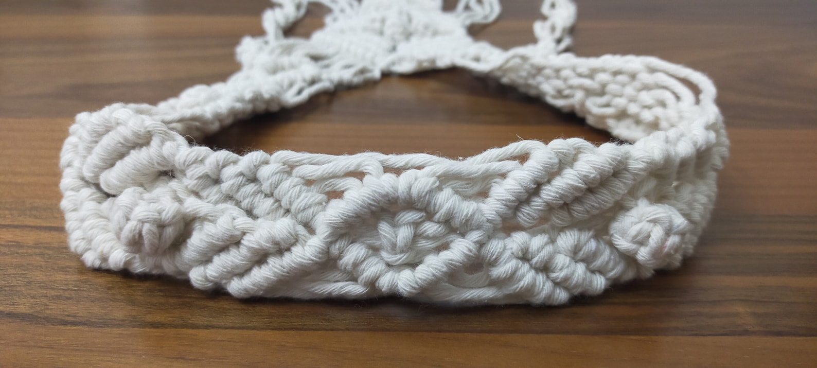 Macrame Veil, Macrame Crown, Macrame Hair Accessory, Festival Wedding ...