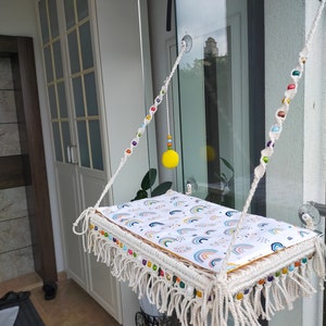 Cat Window Bed, Macrame Cat Window Hammock, Express Shipping , Cat ...