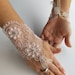 Pink Lace Gloves, Fingerless Gloves, Wedding Gloves, Bridal Gloves ...