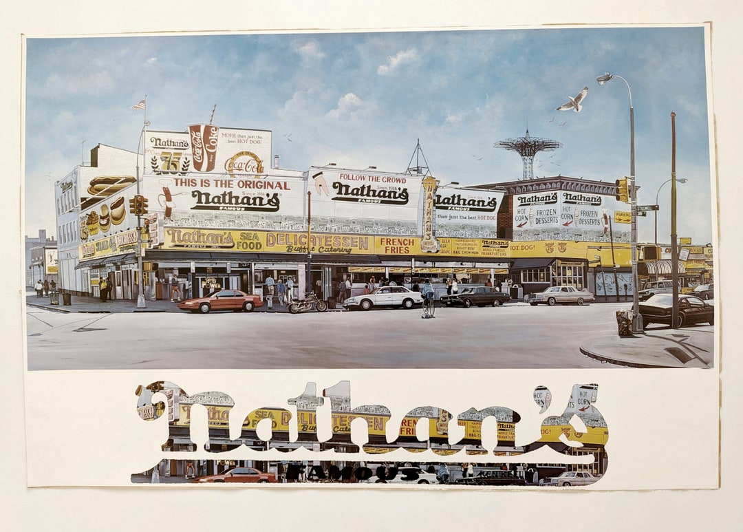 Ken Keeley Nathans Famous 1992 Vintage Poster - Etsy