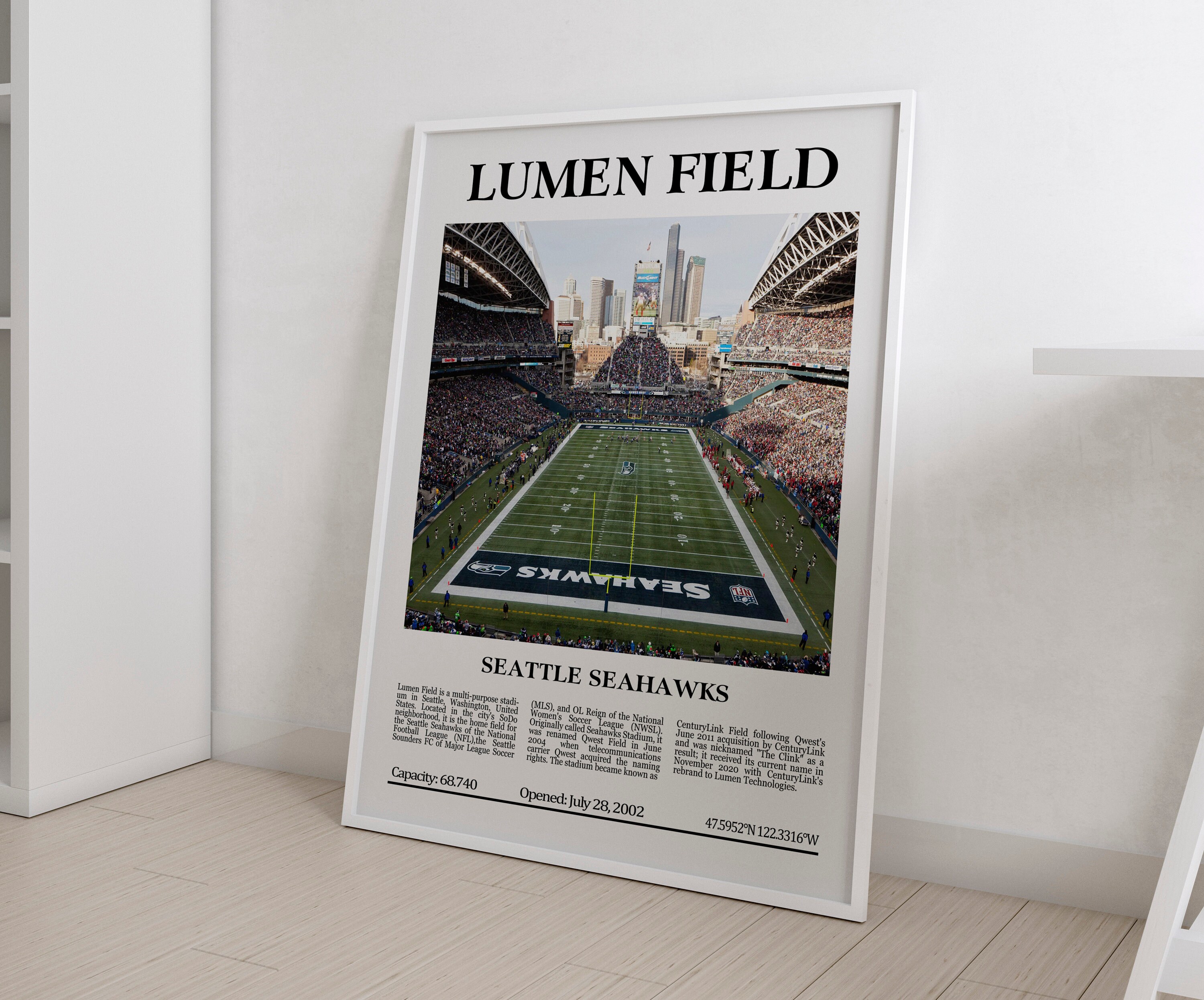 Lumen Field, Seattle Seahawks Poster, football Lovers Gift sold by İrem ...