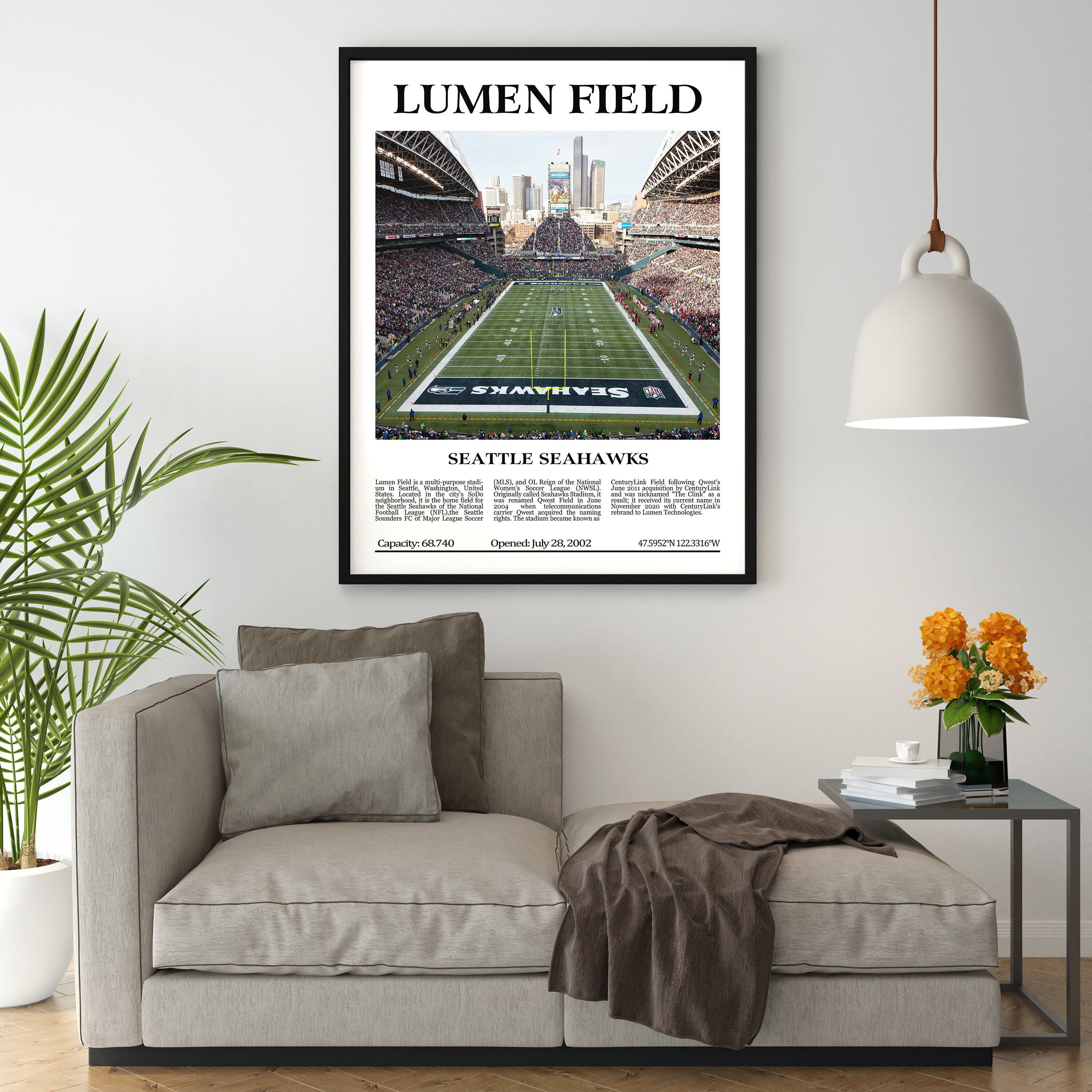 Lumen Field, Seattle Seahawks Poster, football Lovers Gift sold by İrem ...