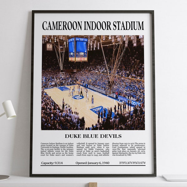 Duke Basketball Printable - Etsy