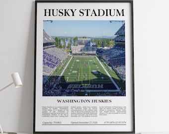Washington Husky Poster - Etsy
