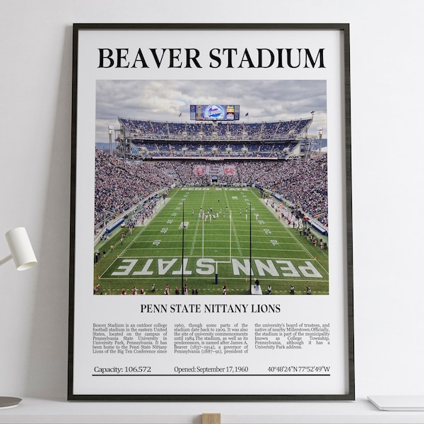 Beaver Stadium - Etsy