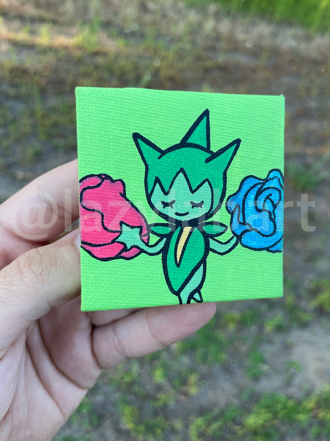 Custom Painted Pokémon Pokédex Image Magnet - Etsy