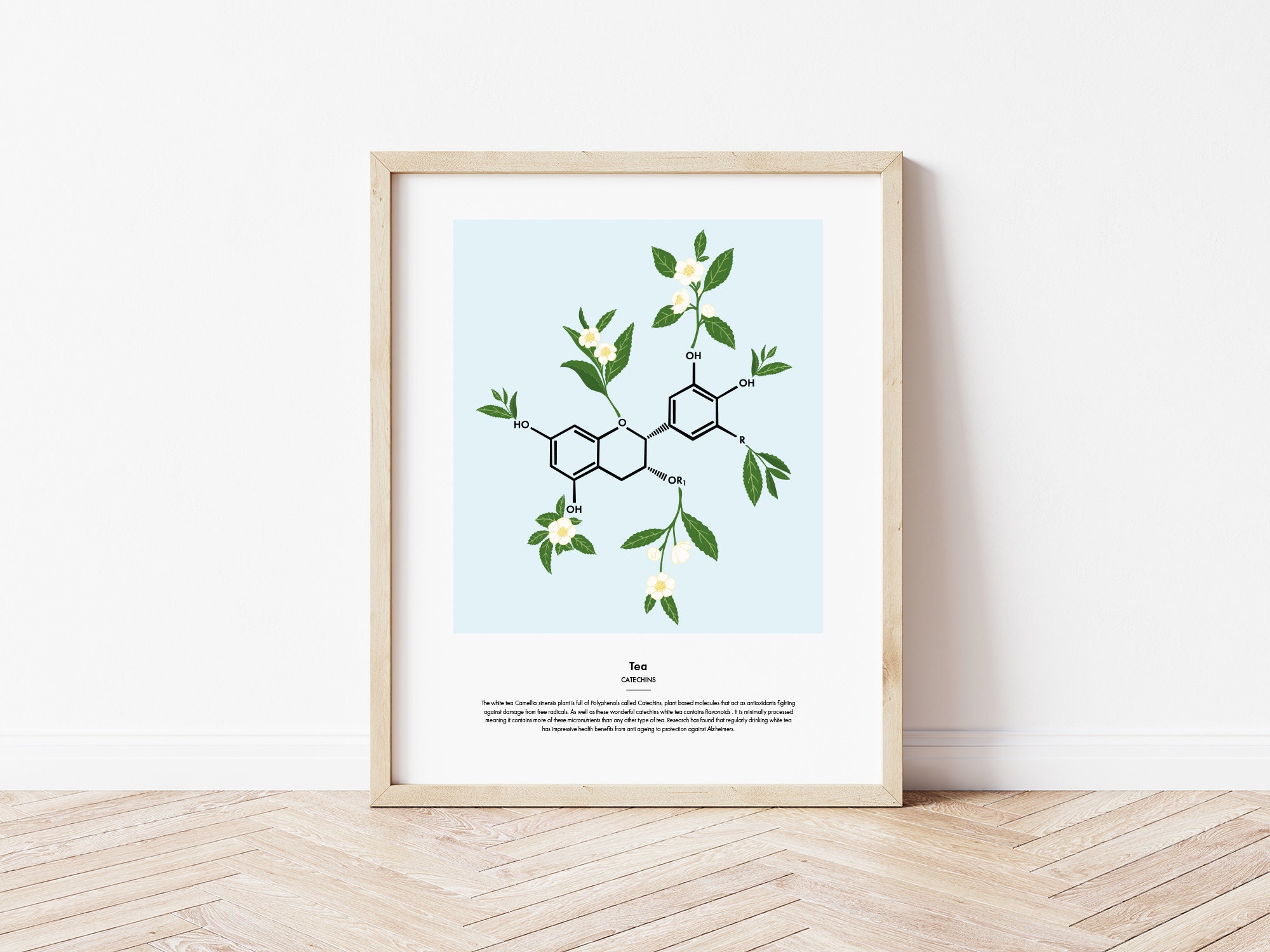 White Tea - Molecular Structure and Flowers - Science & Nature ...