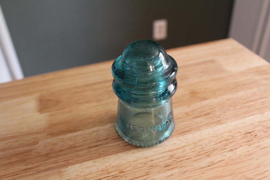 1930s Turquoise Glass Insulators Hemingray, Gayner & Whitall Tatum ...