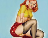 Peter Driben Flirt Magazine Chilly Stretched Rolled or Framed - Etsy