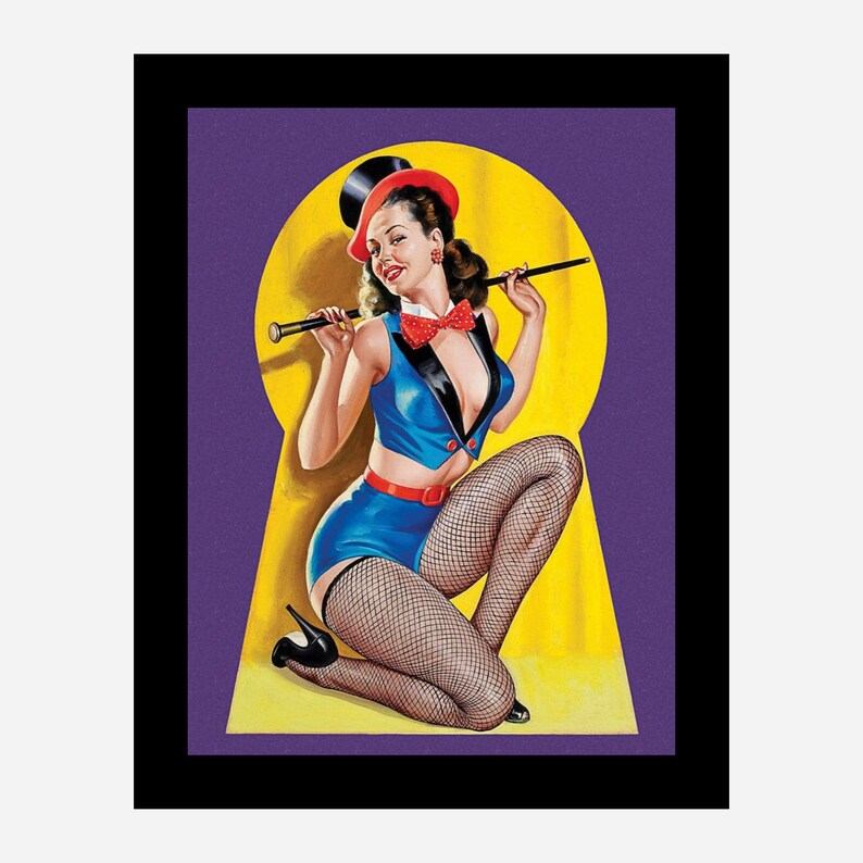 Peter Driben Whisper Magazine Keyhole Dancer Stretched Rolled - Etsy