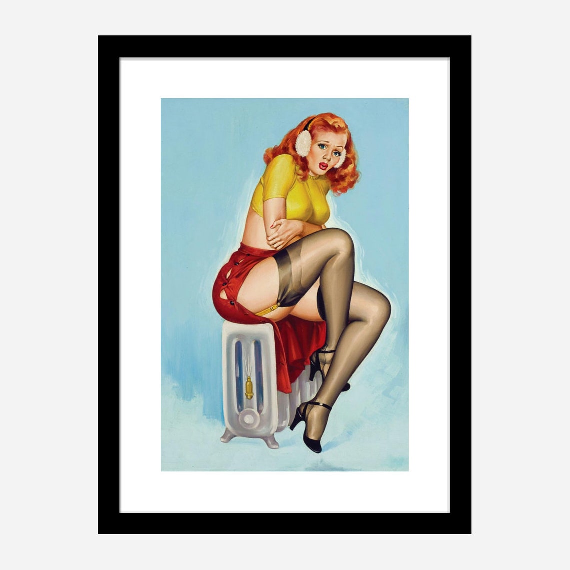 Peter Driben Flirt Magazine Chilly Stretched Rolled or Framed - Etsy