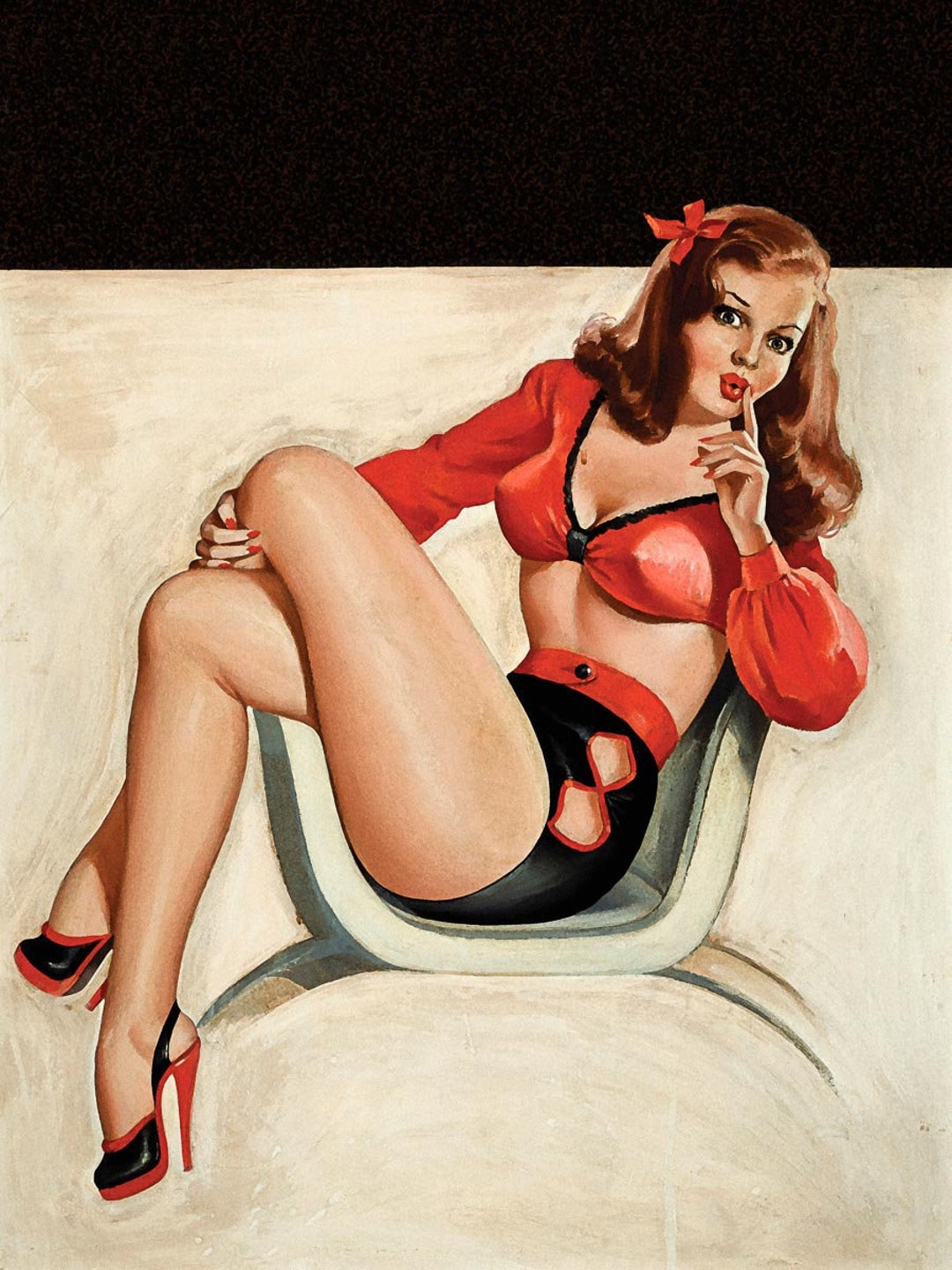 Peter Driben Whisper Magazine Quiet Stretched Rolled or - Etsy