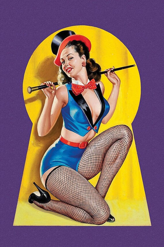 Peter Driben Whisper Magazine Keyhole Dancer Stretched Rolled - Etsy