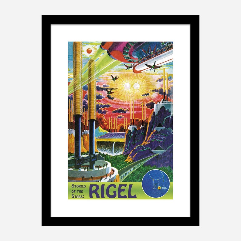 Vintage Sci-fi Posters Retrosci-fi: Stories of the Stars... - Etsy
