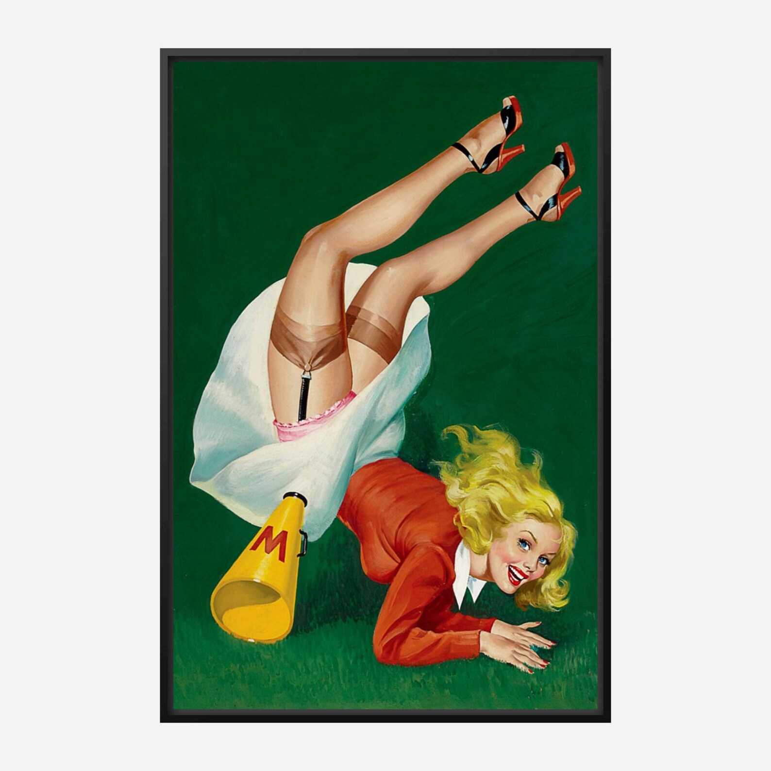 Peter Driben Titter Magazine Cheerleader Stretched Rolled - Etsy