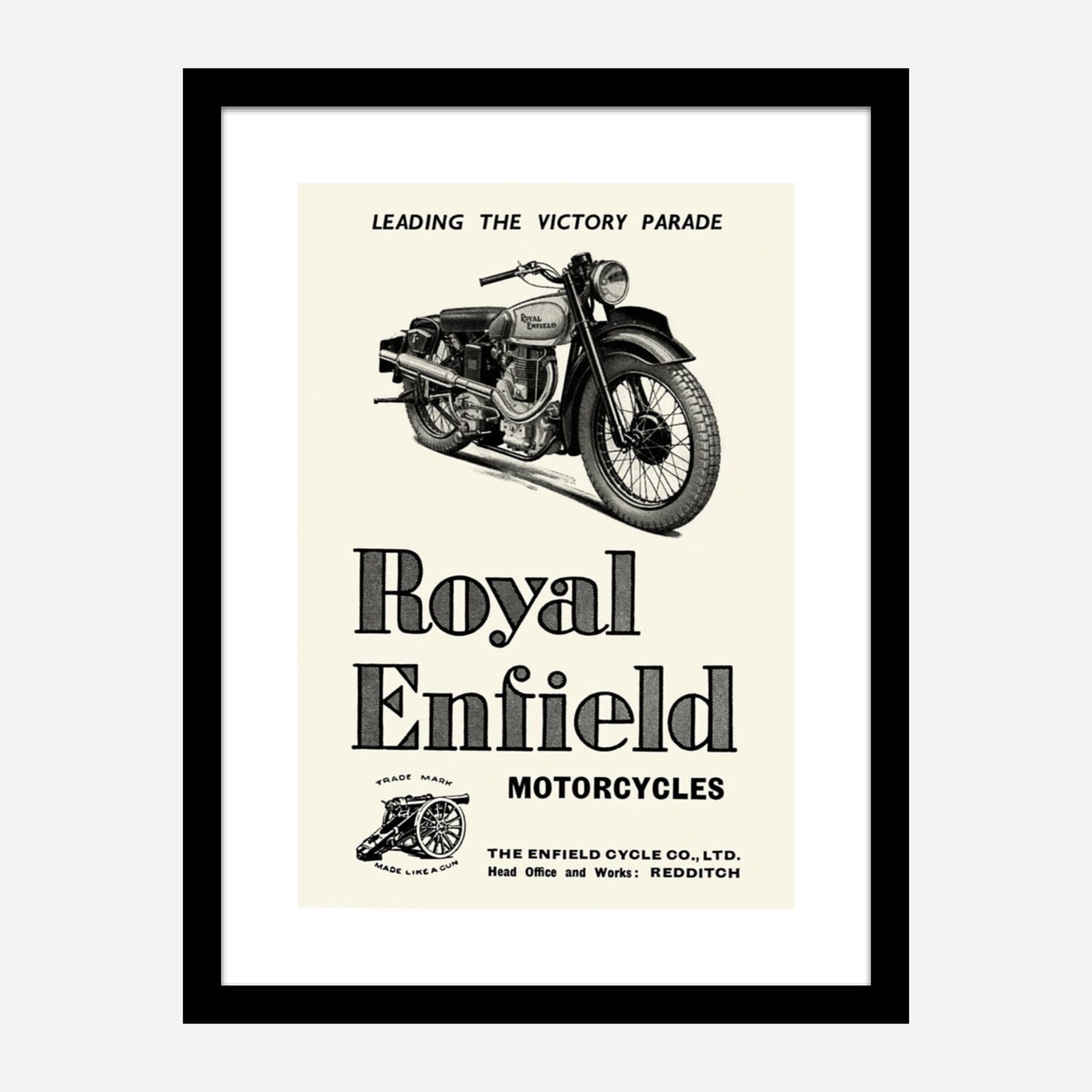Vintage Poster Royal Enfield Motorcycles: Leading the Victory - Etsy Canada