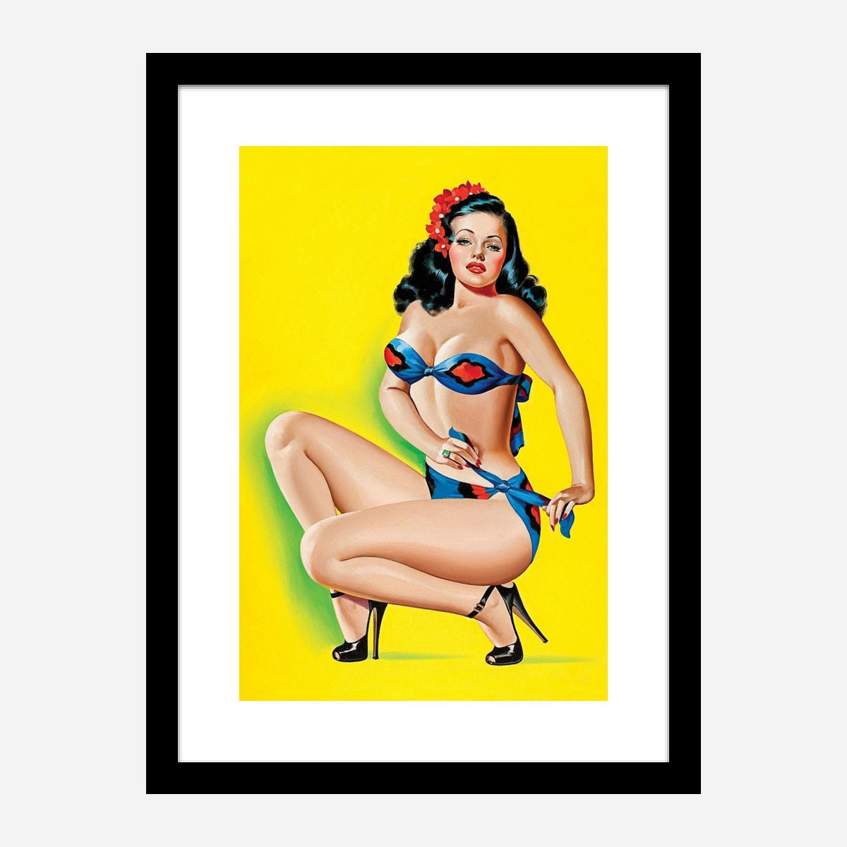 Peter Driben Beauty Parade Magazine Pinup in a Bikini - Etsy