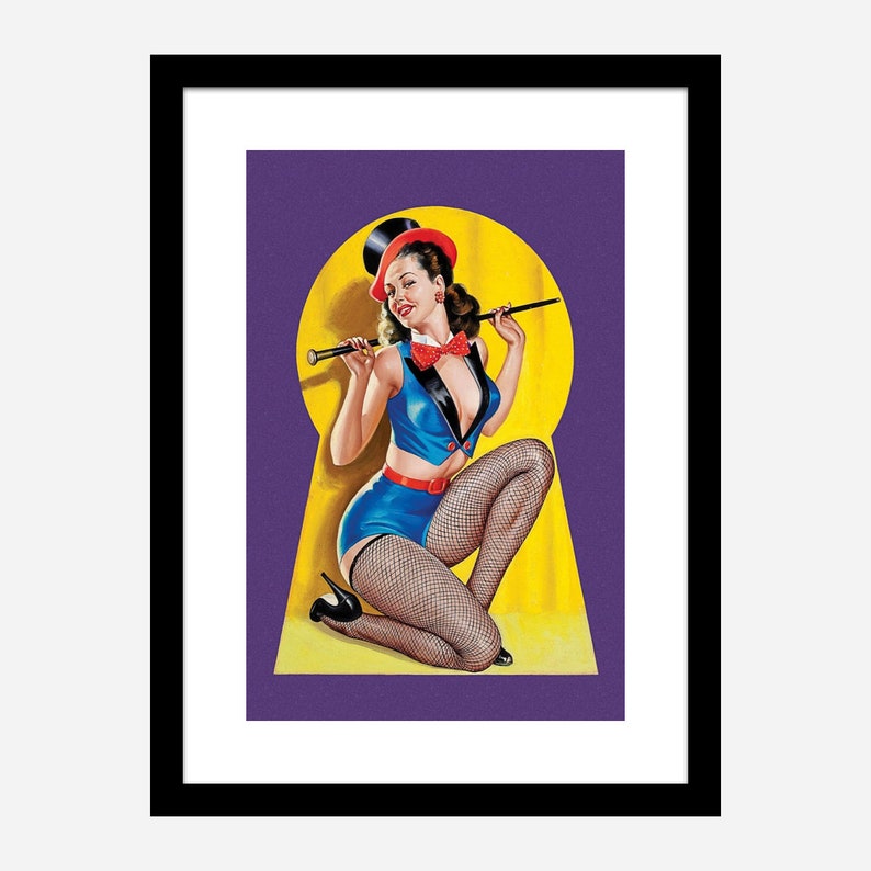 Peter Driben Whisper Magazine Keyhole Dancer Stretched Rolled - Etsy