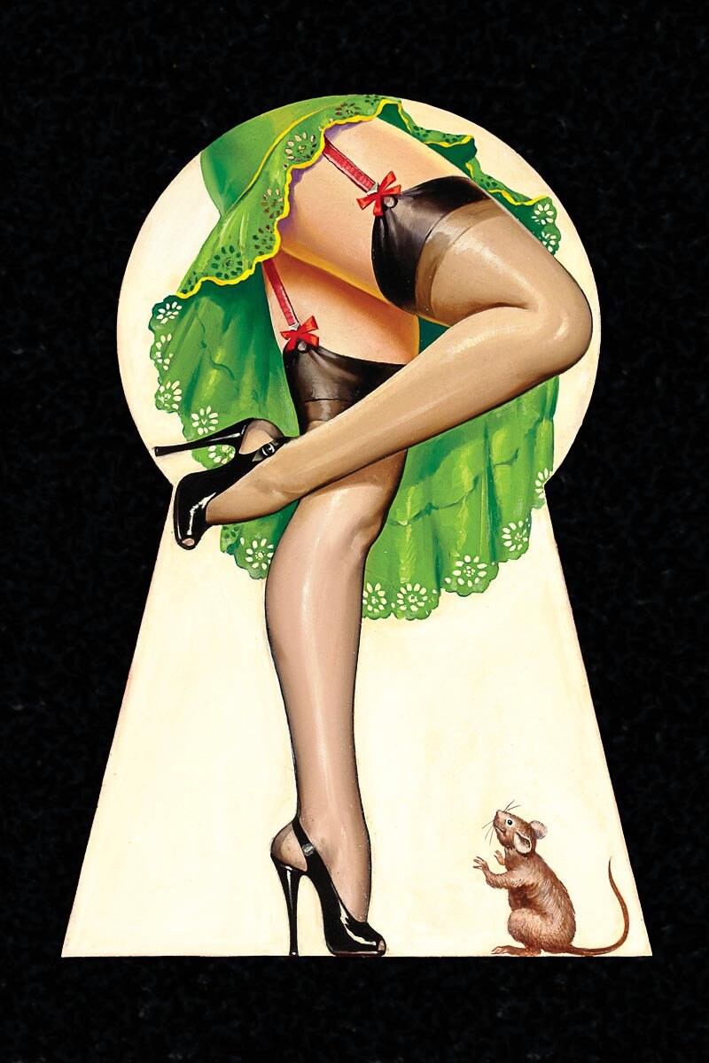 Peter Driben Through the Keyhole Stretched, Rolled or Framed Canvas, Framed or Unframed Giclee ...