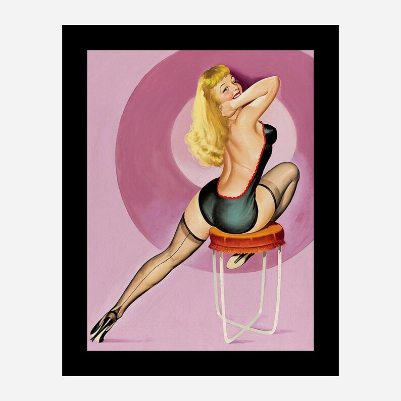 Peter Driben Pulp Fiction: Beauty Parade Magazine Oh Purple - Etsy