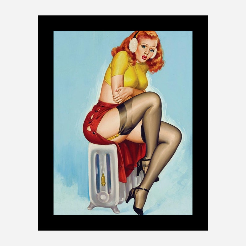 Peter Driben Flirt Magazine Chilly Stretched Rolled or Framed | Etsy