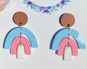 Trans Earrings - Etsy
