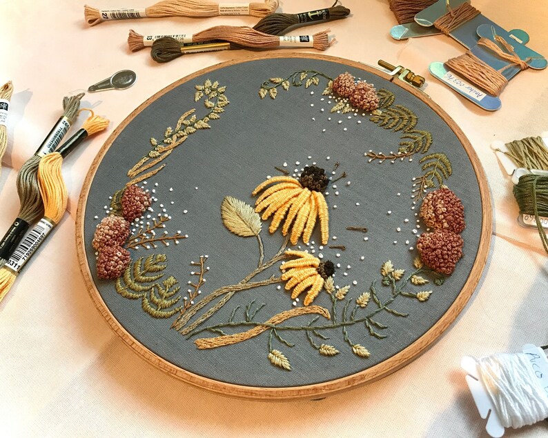 Stumpwork Embroidery Pattern stumped Susan PDF Download Video Tutorial ...