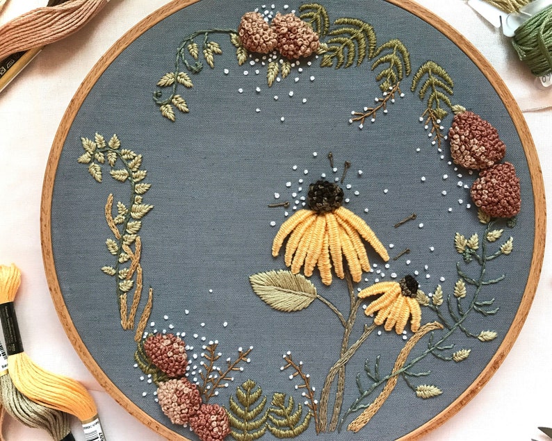 Stumpwork Embroidery Pattern stumped Susan PDF Download Video Tutorial ...