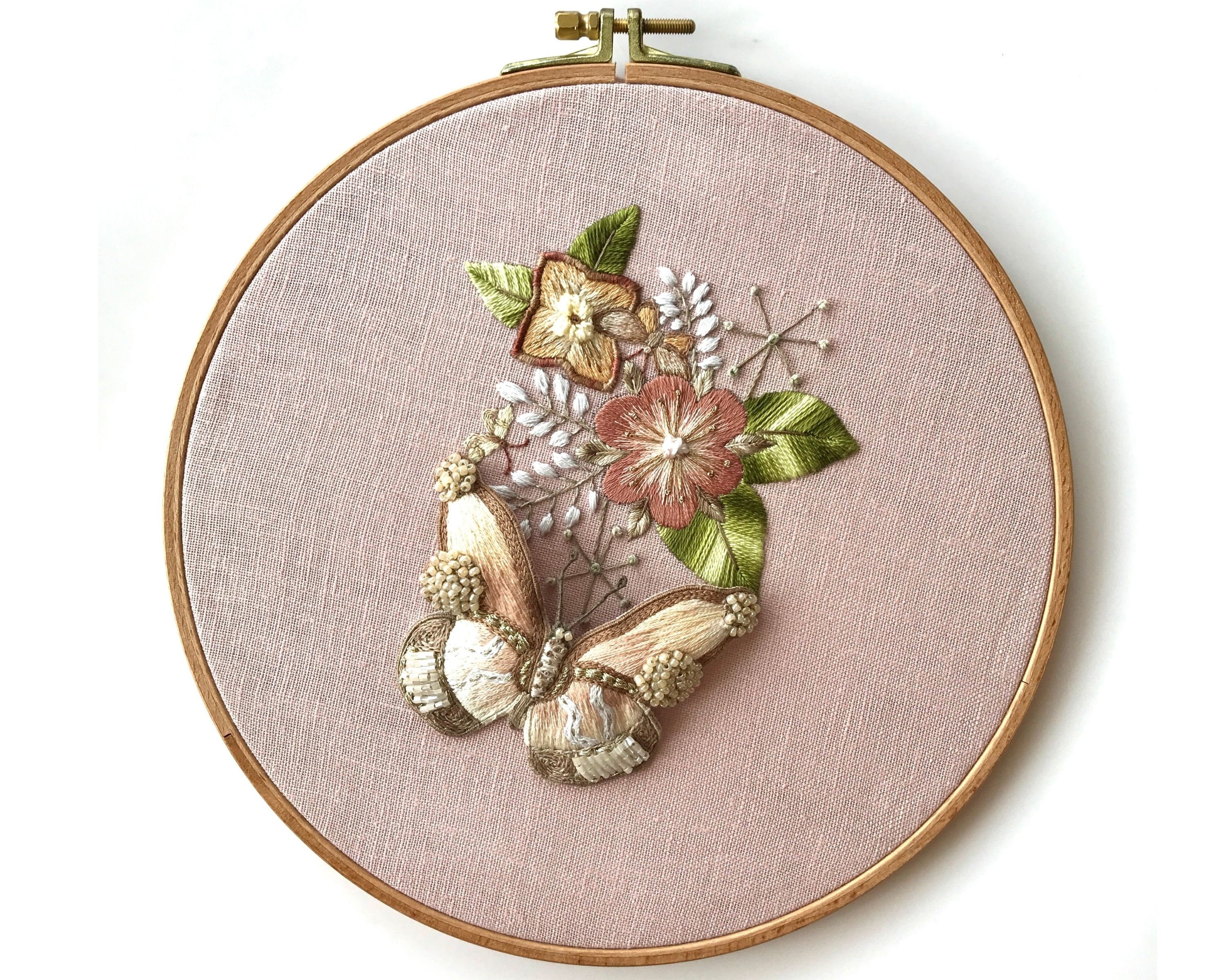 Stumpwork Embroidery Pattern spring Bloom PDF - Etsy Ireland