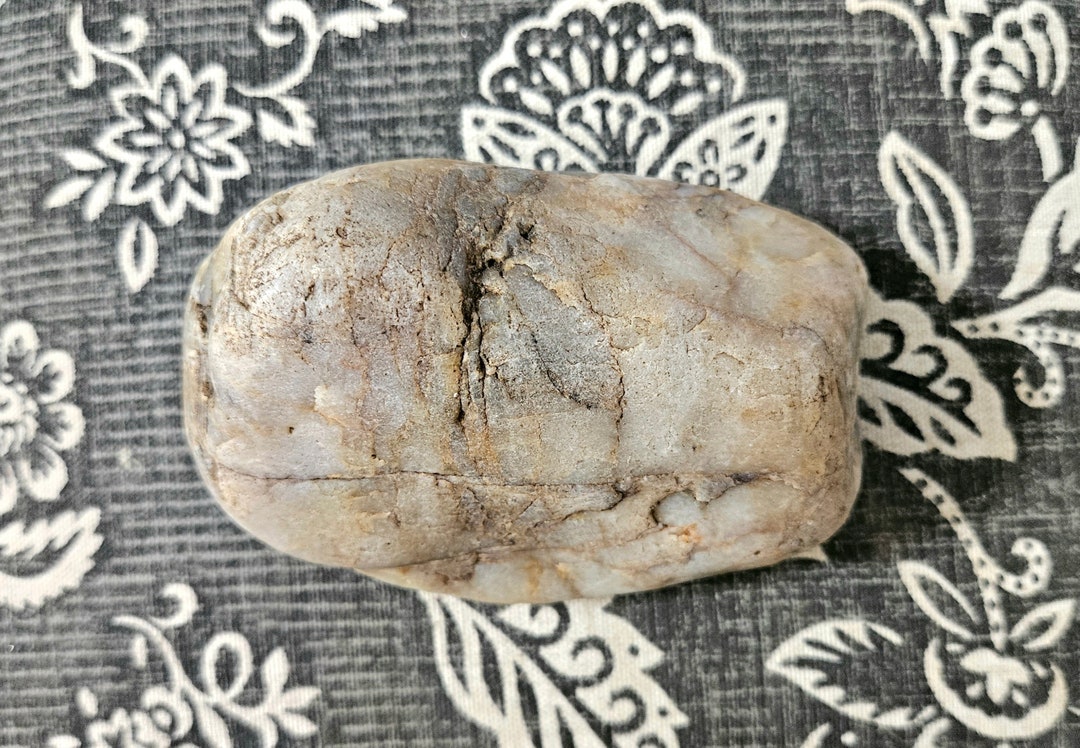 Raw Quartz Chunk Laced With Iron // Raw Quartz Crystal // Natural White ...