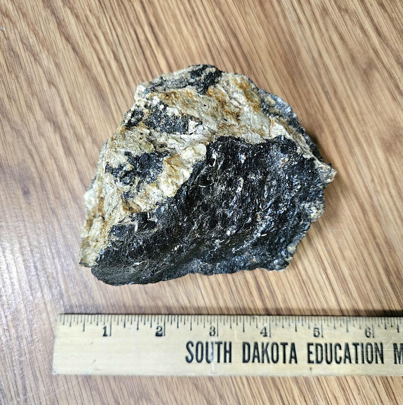 Raw Pegmatite Mineral Specimen: Biotite Mica & Garnet Sparkles - Etsy