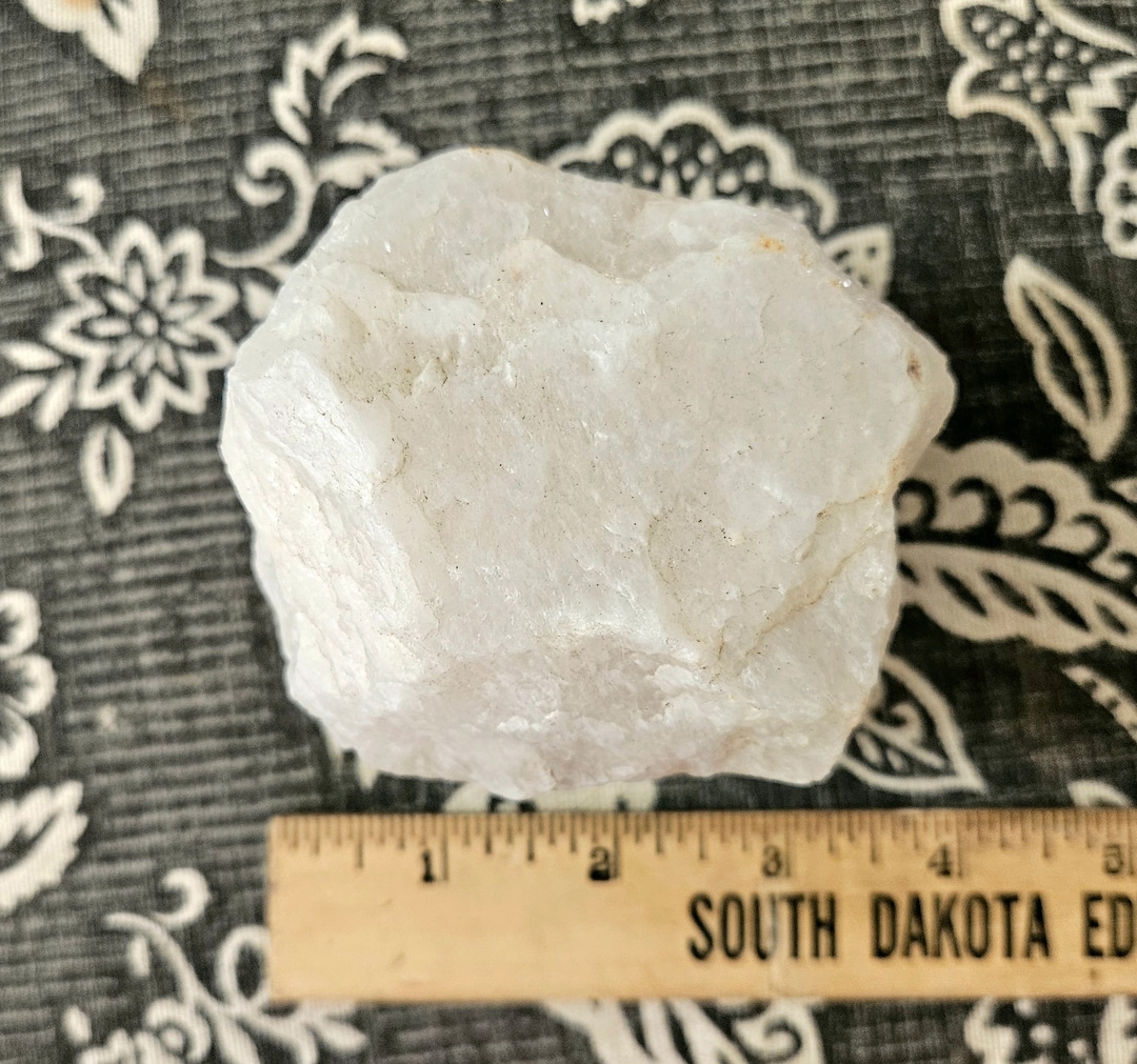 Raw White Quartz Chunk // Raw Quartz Crystal // Natural White Quartz ...