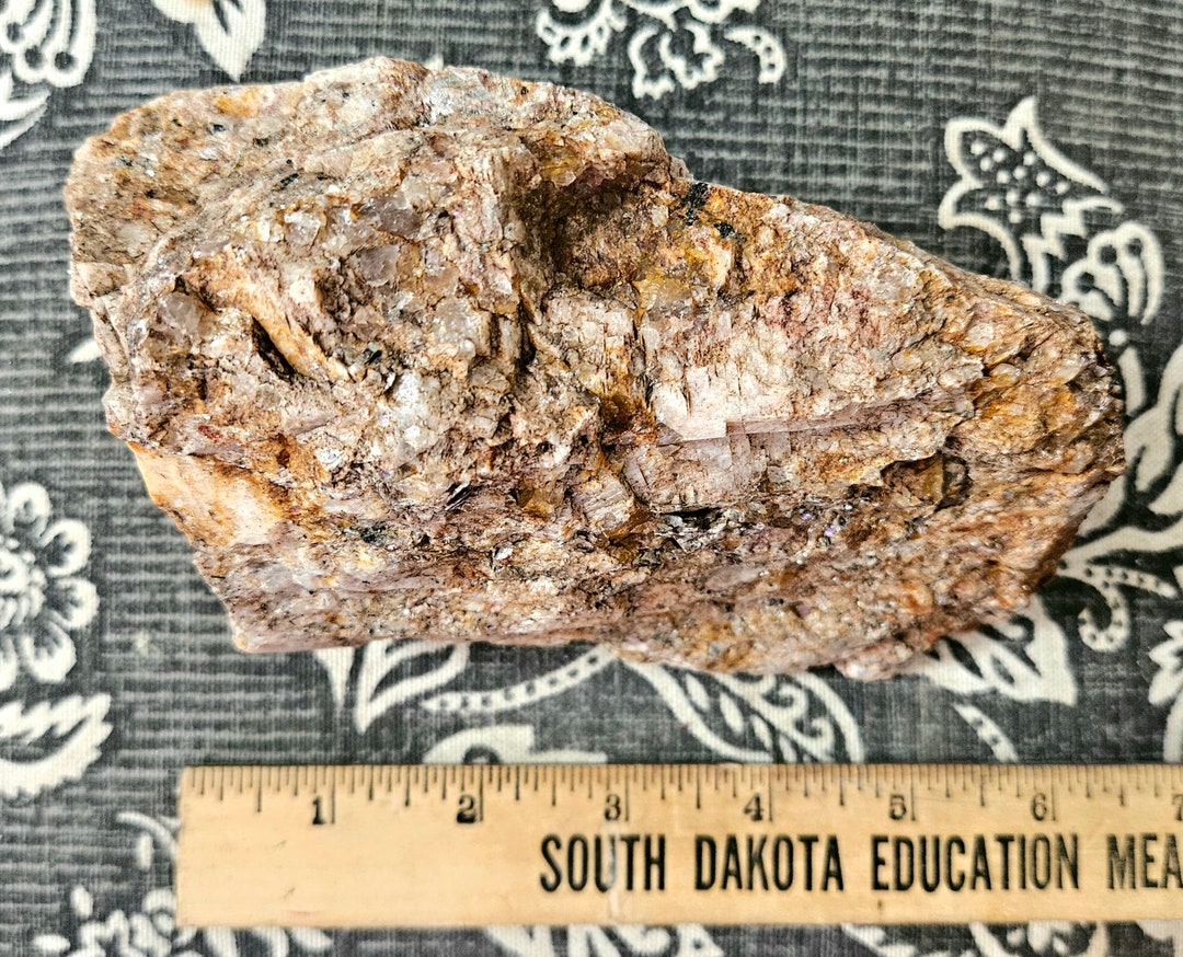 Raw Pegmatite Specimen: Mineral & Crystal Chunk, Home Decor - Etsy