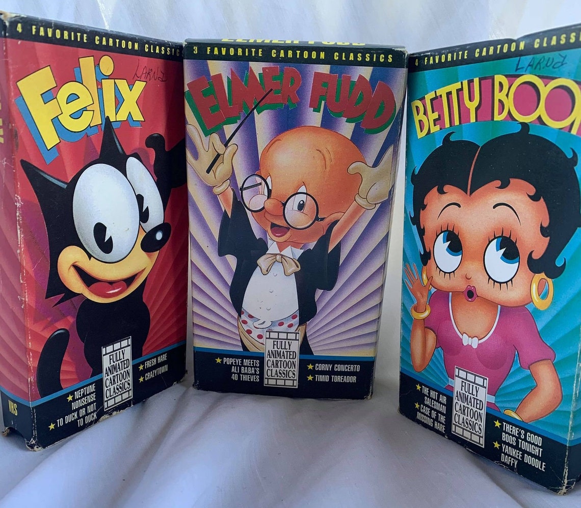 1989 VHS Cartoon Classics - Etsy
