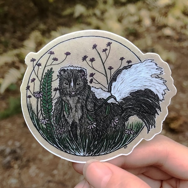 Skunk Sticker - Etsy