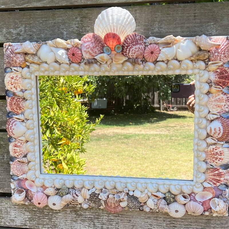 Sea Shell Mirror - Etsy