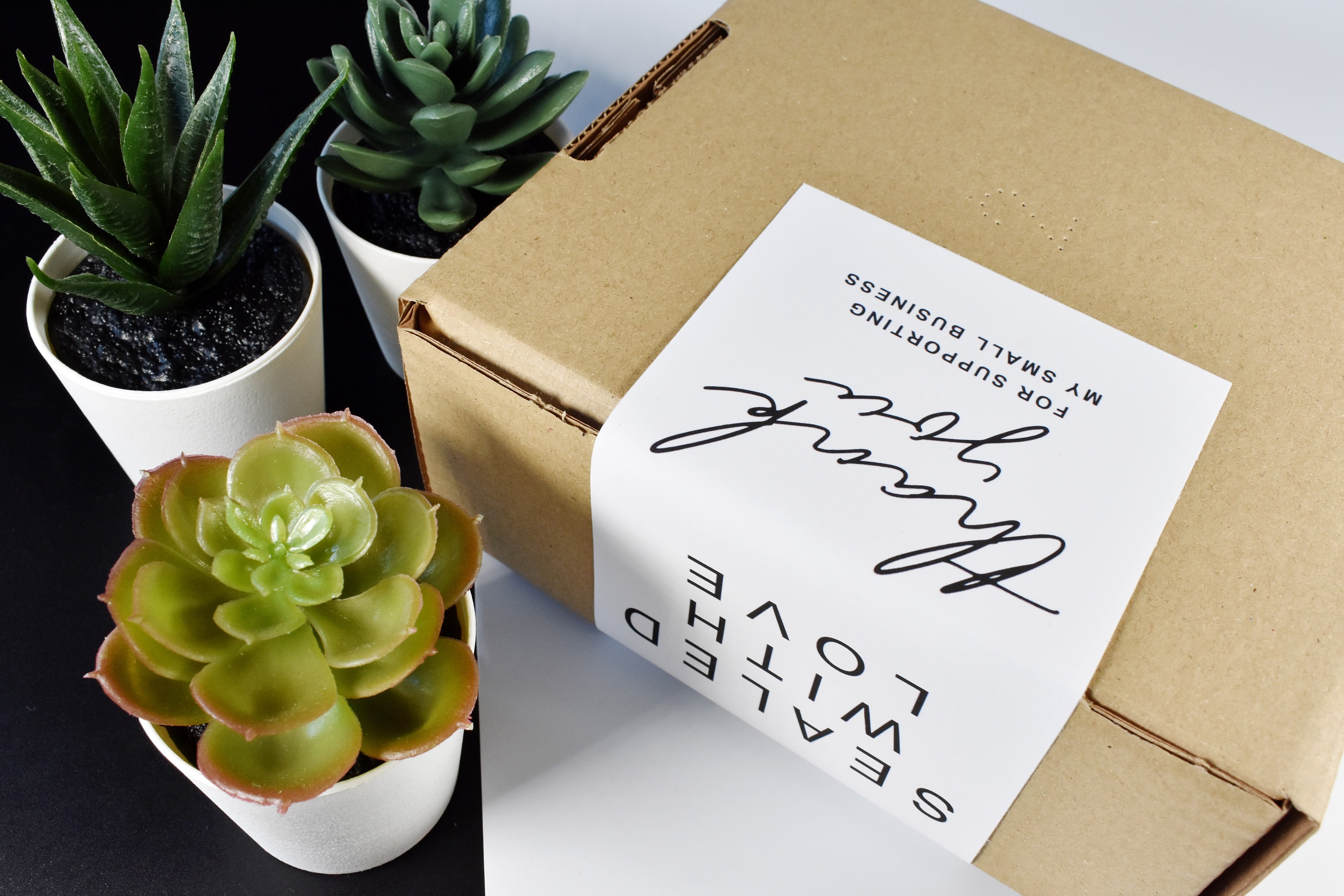 Personalised Box Seal Stickers Logo Parcel Seals Small - Etsy UK