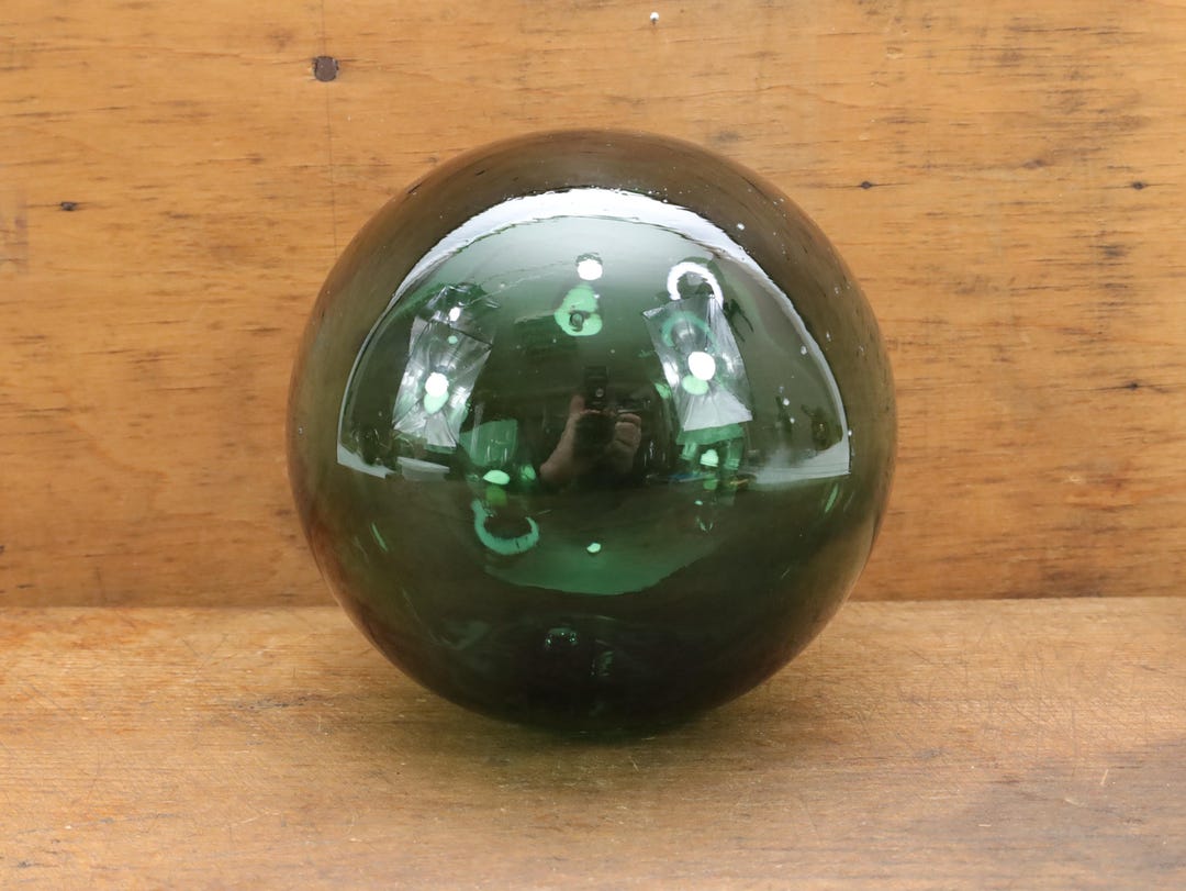Vintage 1920s Norwegian Glass Fishing Float | Nautical Maritime Decor ...